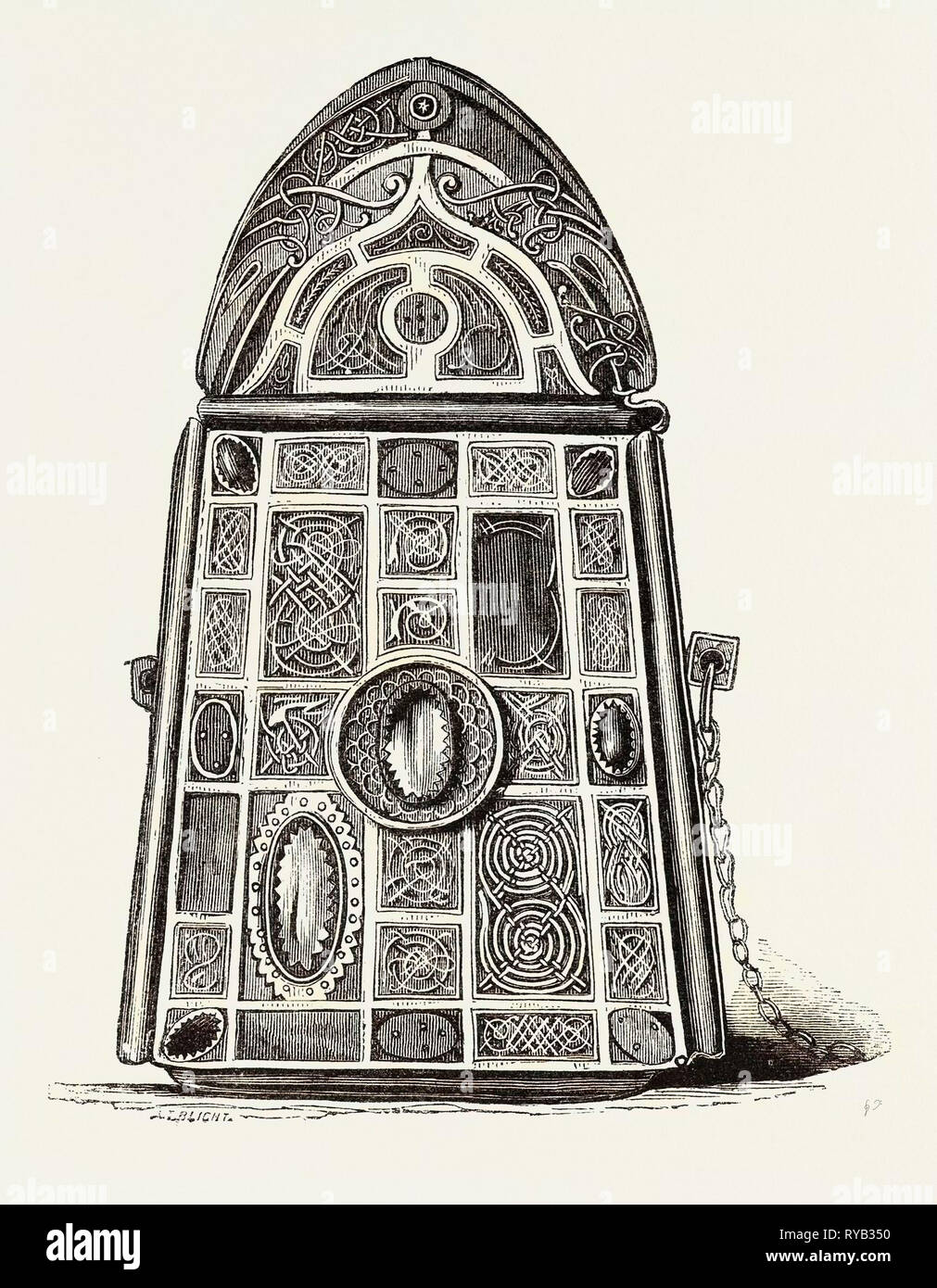 Shrine of St. Patrick's Bell. Front View Stock Photo - Alamy