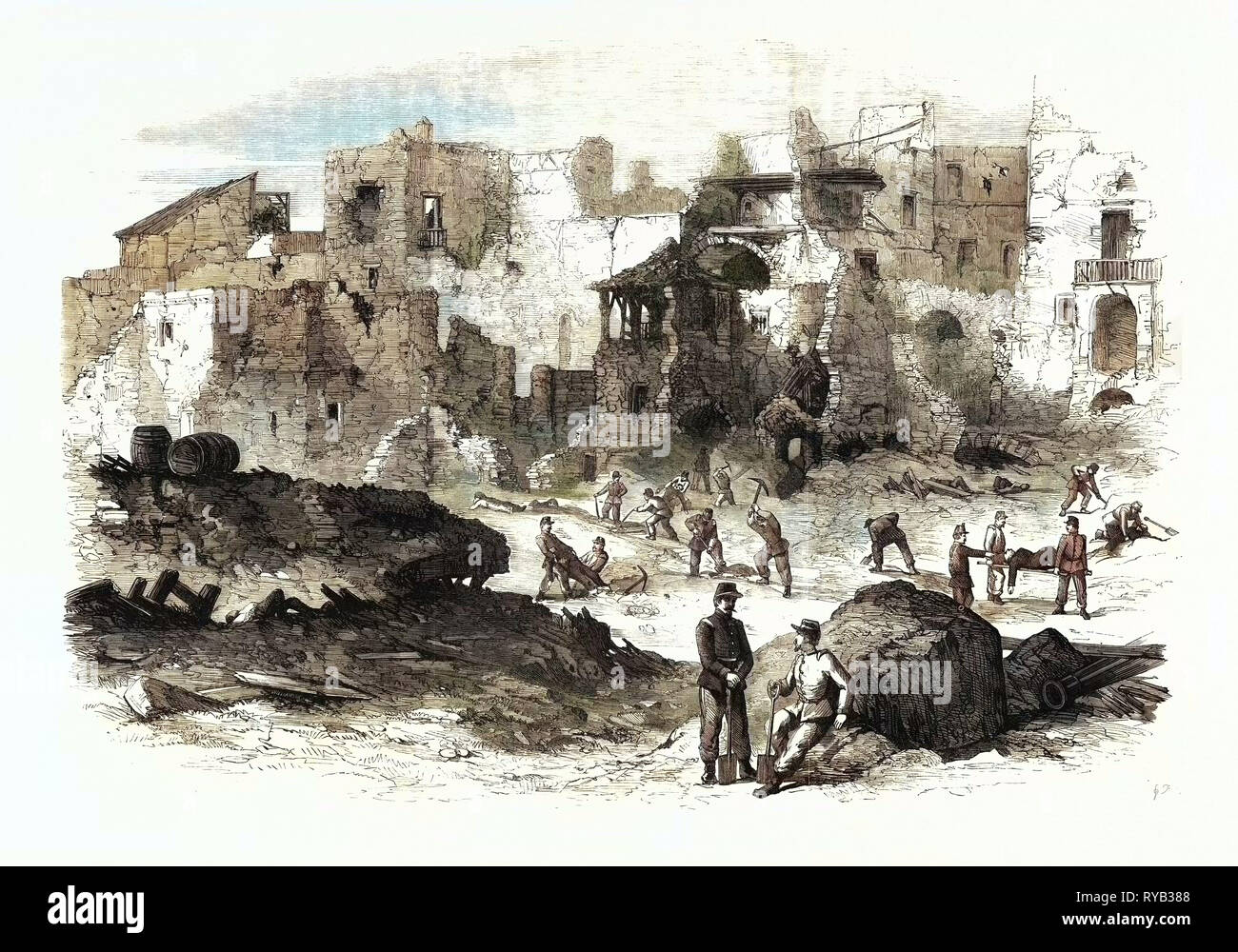 Powder magazine explosion Cut Out Stock Images & Pictures - Alamy