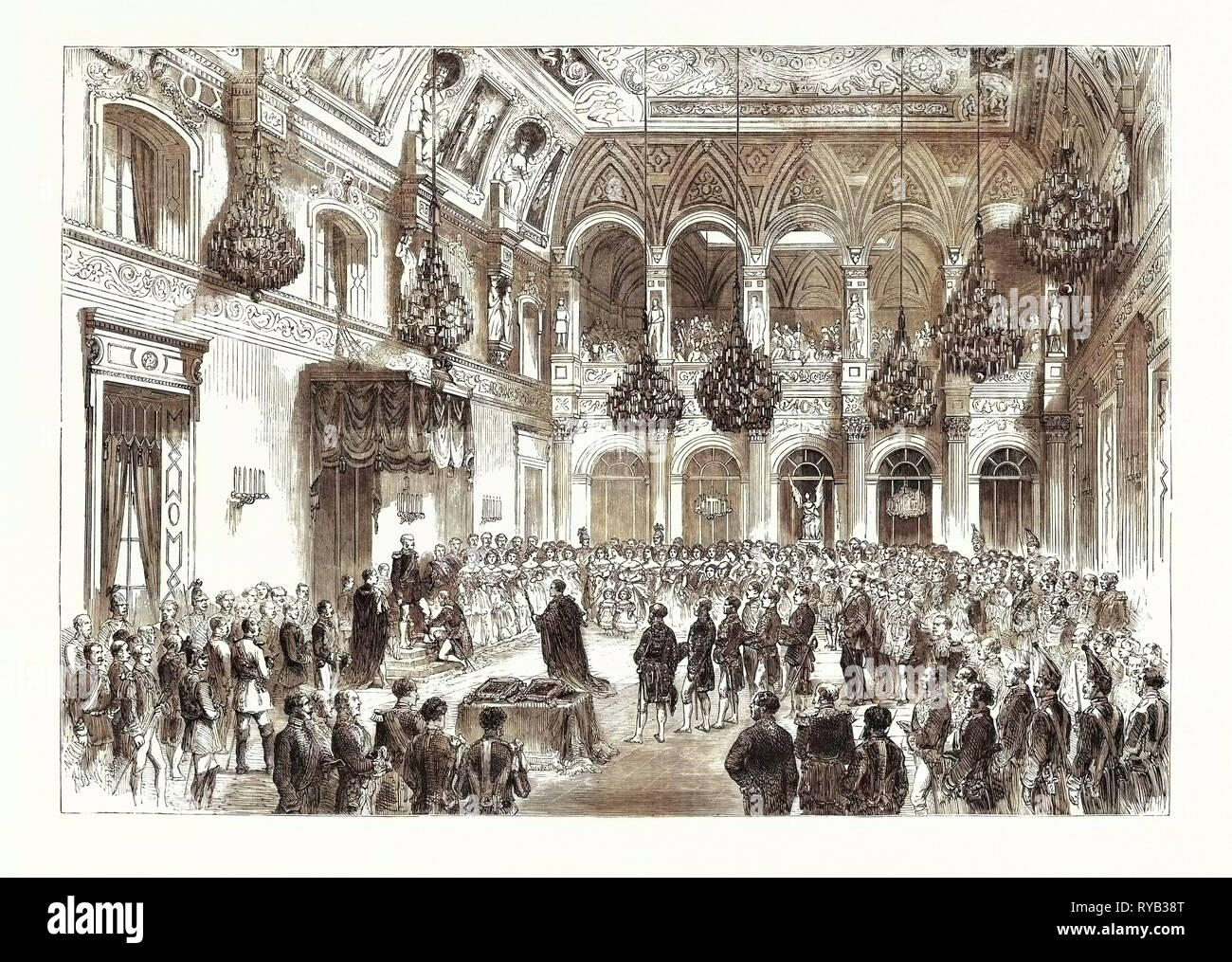 The Investiture of His Majesty King William of Prussia with the ...