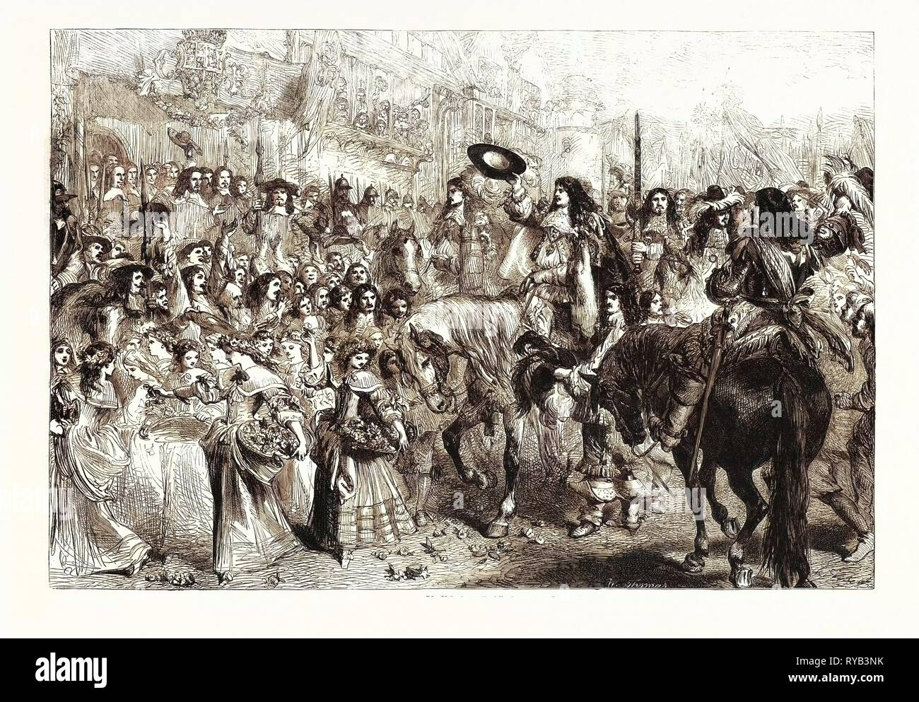 Restoration of charles ii hi-res stock photography and images - Alamy