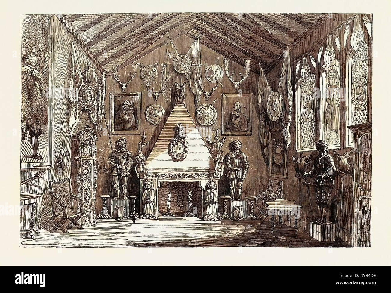 The Oldham Lyceum Educational and Industrial Exhibition the Baronial ...