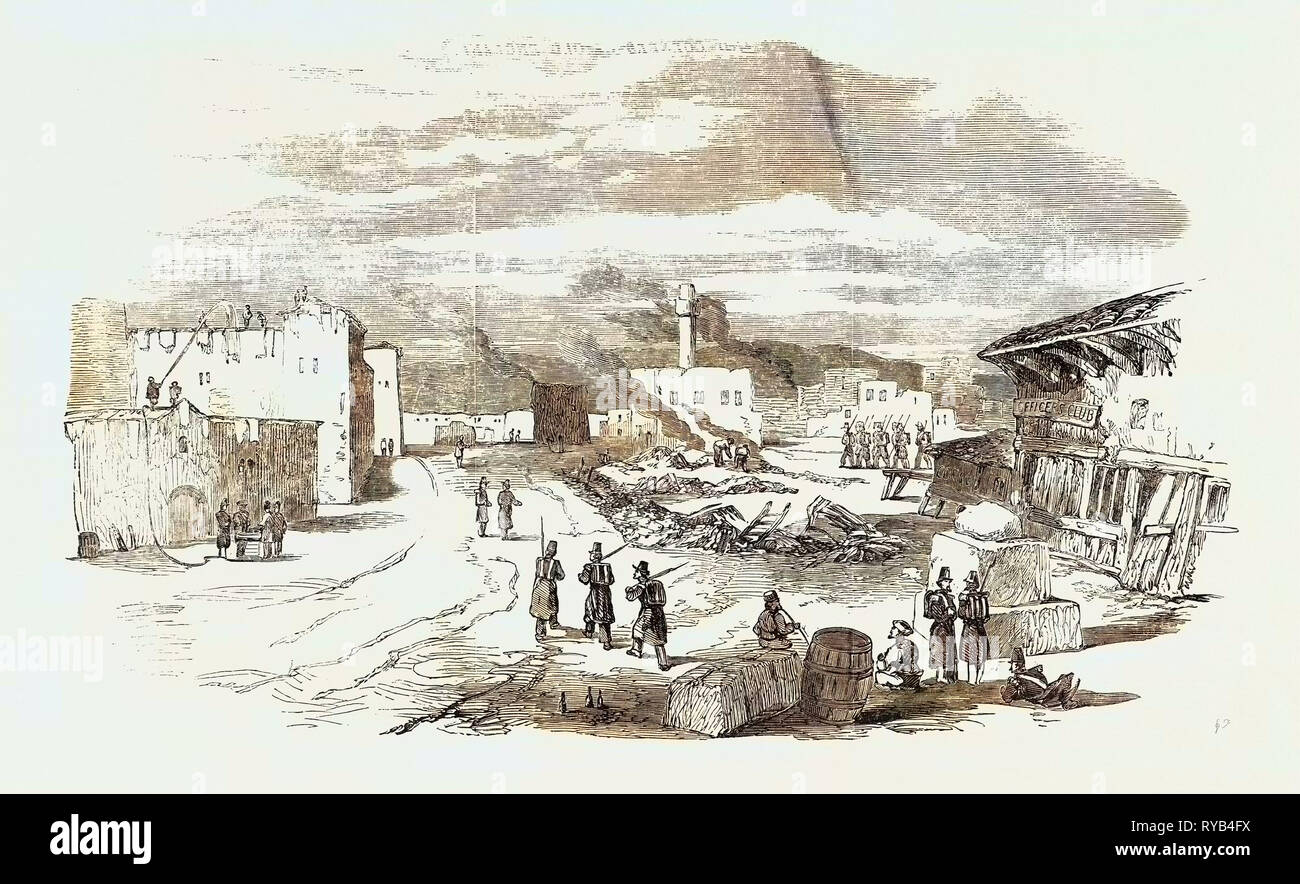 Ruins at Varna after the Fire 1854 Stock Photo - Alamy