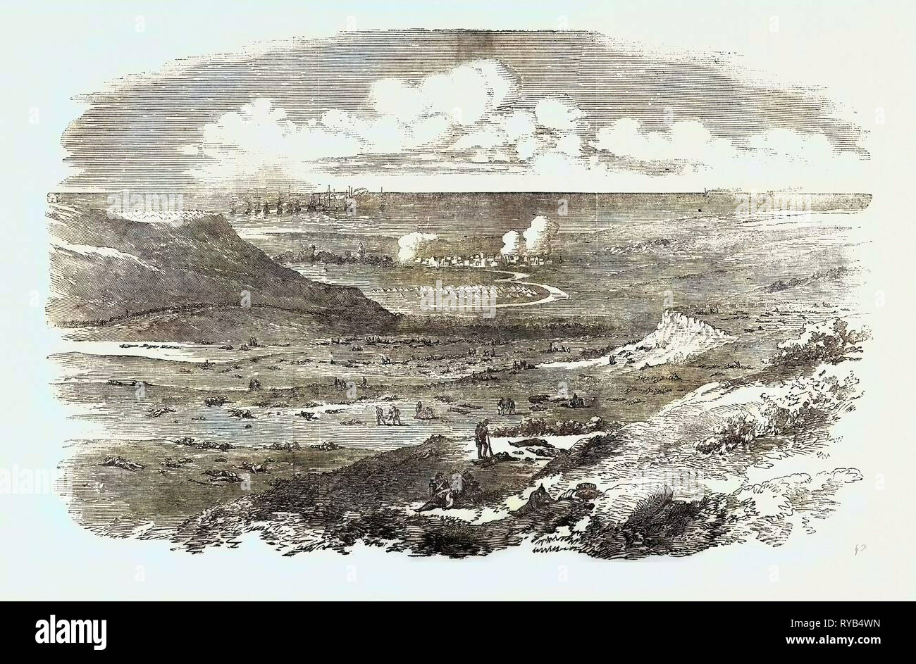 The Crimean War: The Field of Alma after the Battle 1854 Stock Photo ...