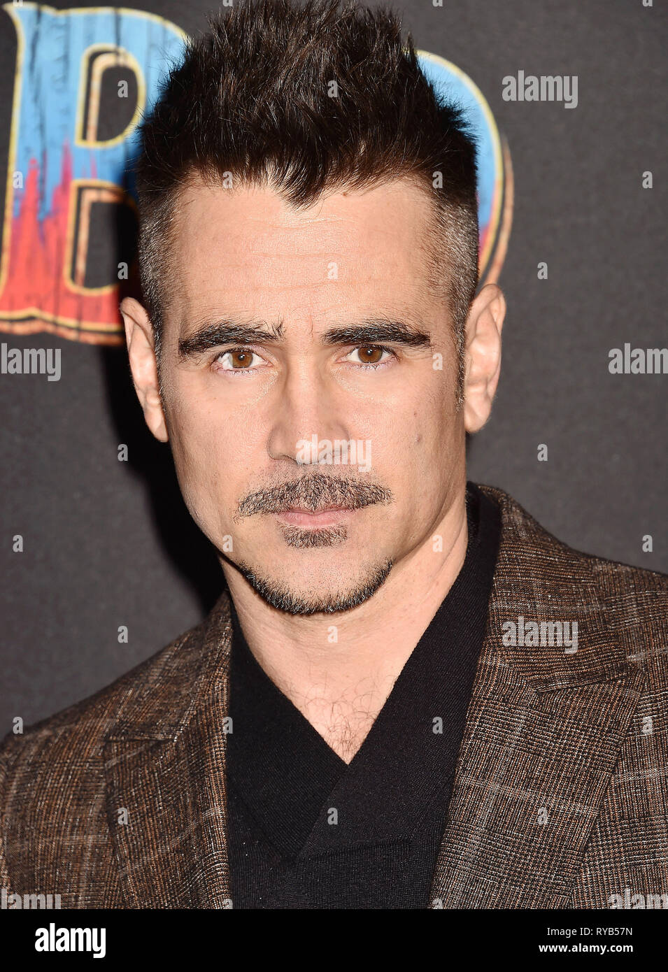 HOLLYWOOD, CA - MARCH 11: Colin Farrell attends the premiere of Disney ...