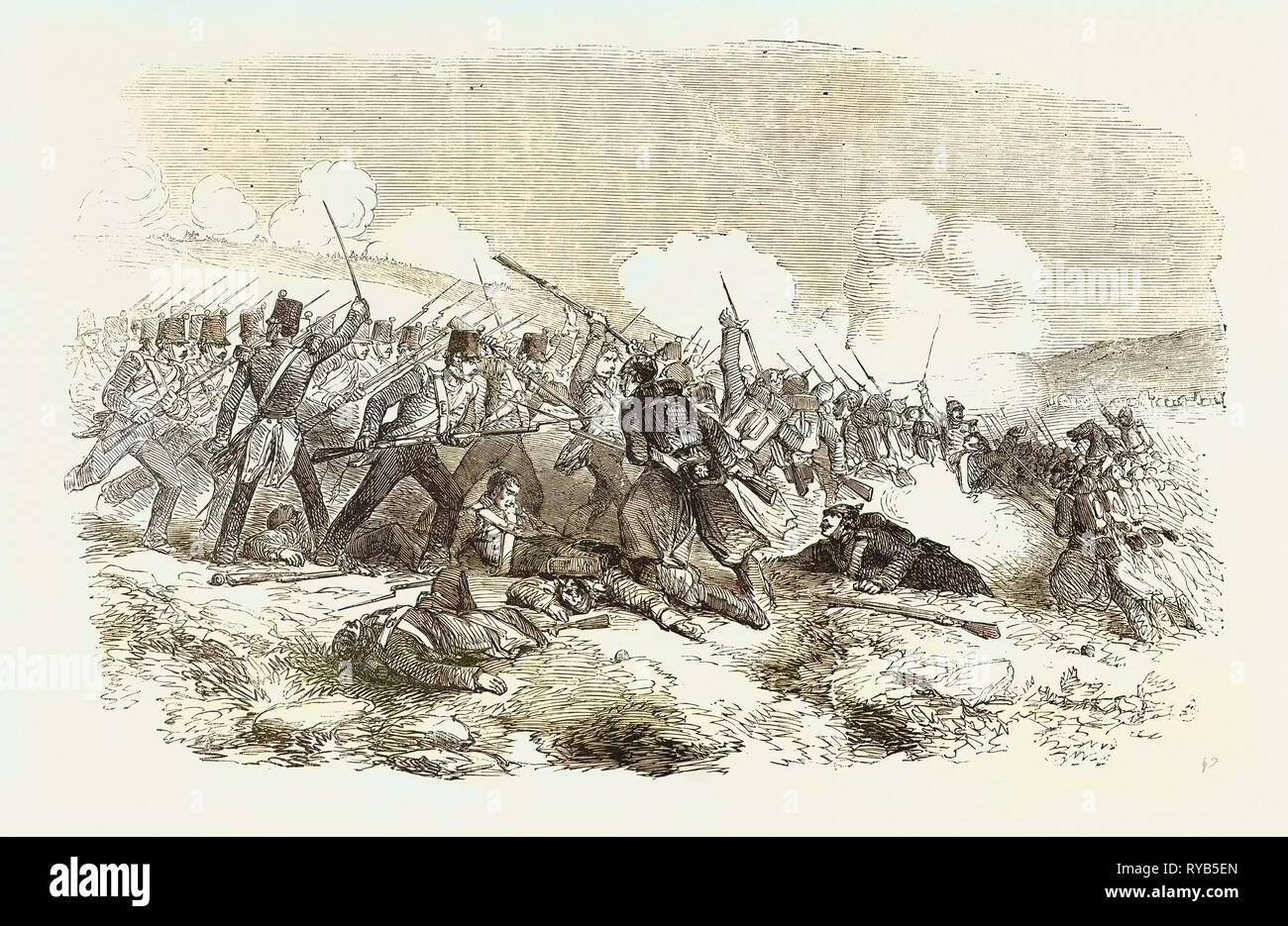 The Crimean War: The Battle of Inkerman Repulse of the Russians 1854 ...