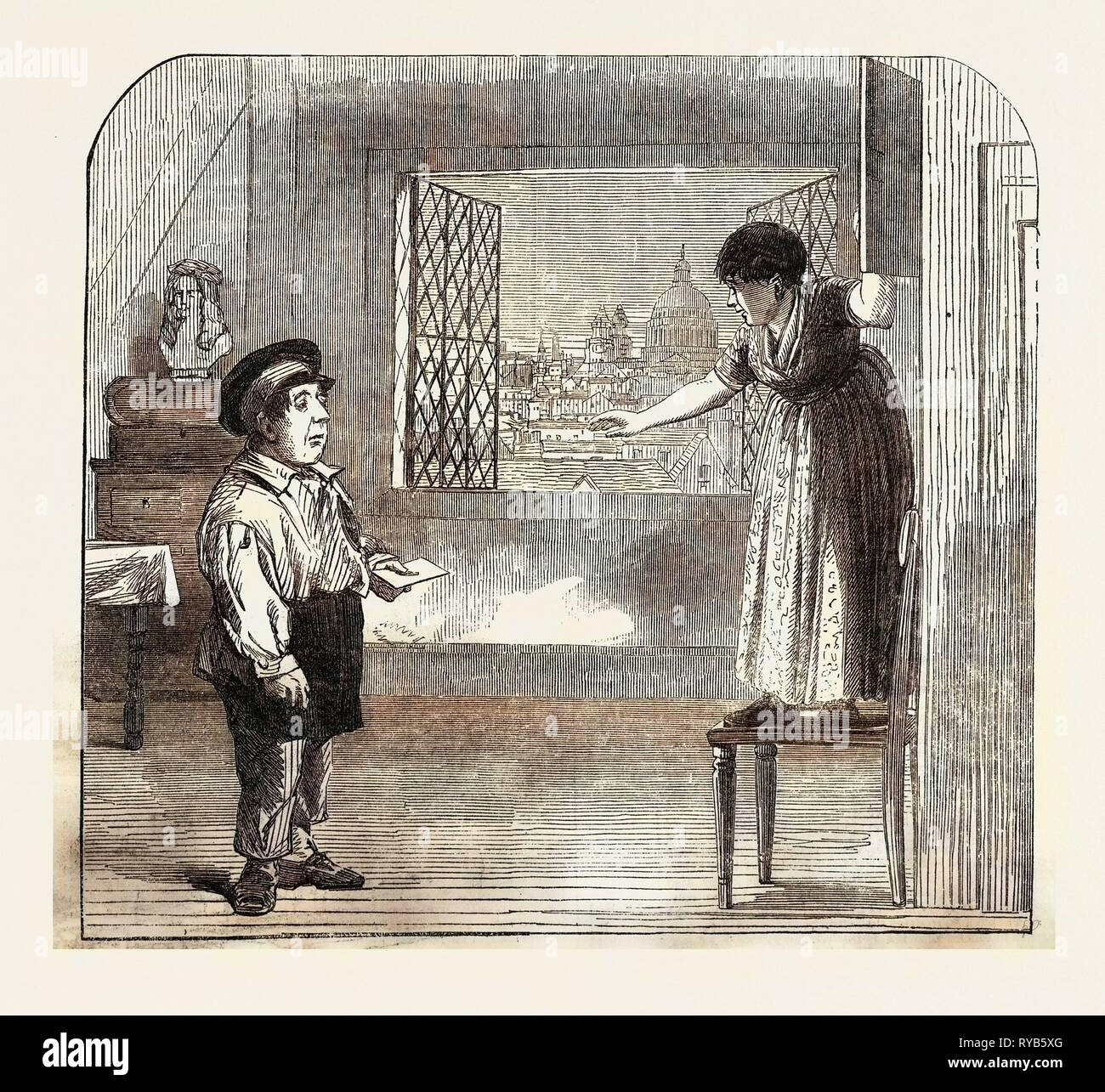 Drama show in 19th century hi-res stock photography and images - Alamy