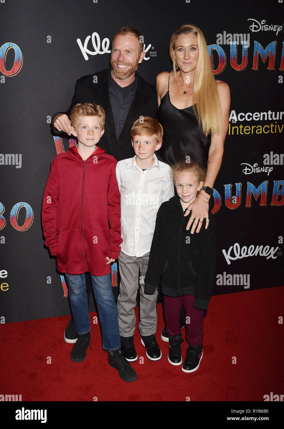 HOLLYWOOD, CA - MARCH 11: Kerri Walsh Jennings (R rear) and family ...