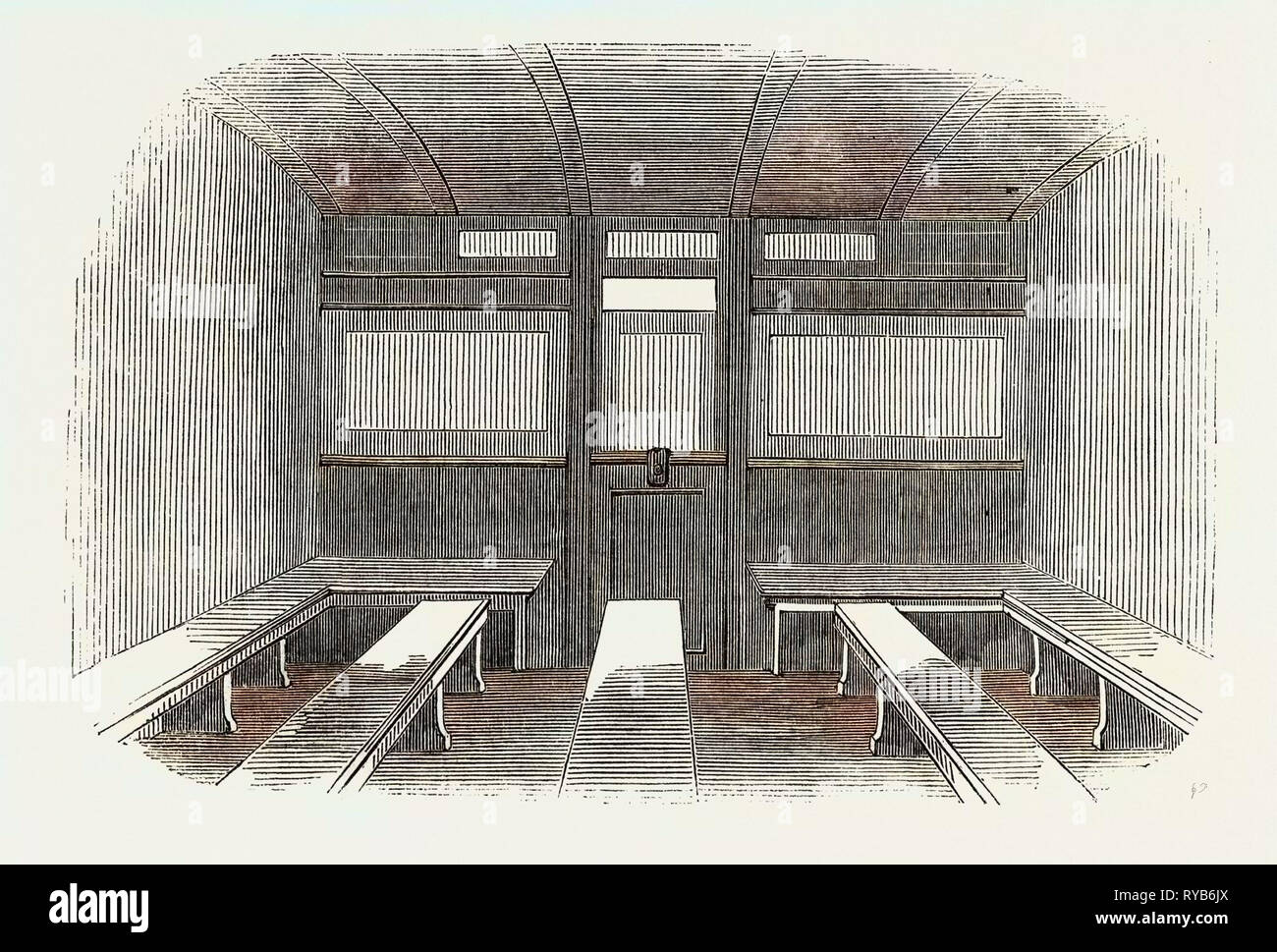 Interior of Compartment of Second-Class Carriage, 1847 Stock Photo - Alamy