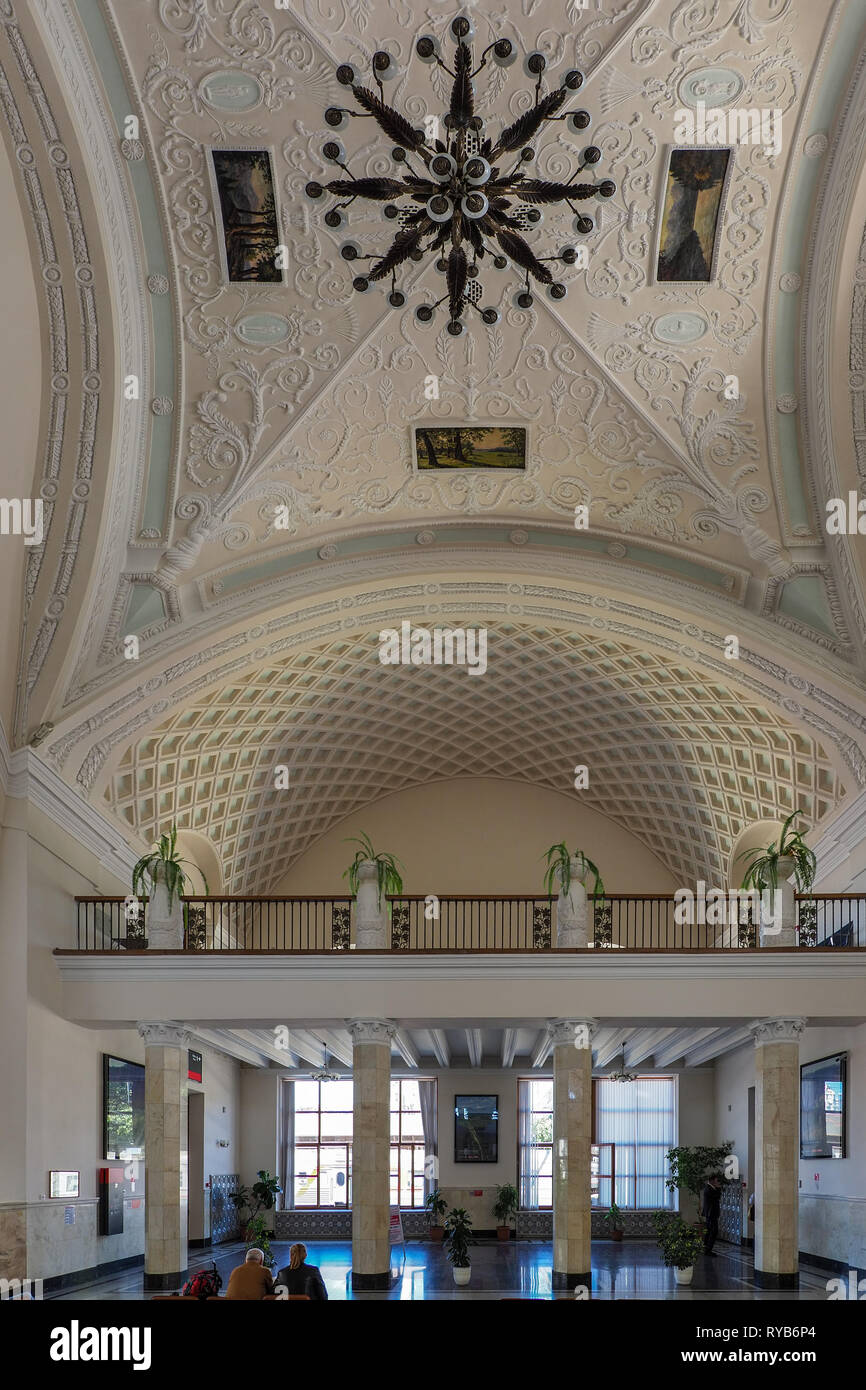 Sochi - Russian Feseration - May 12, 2017 - Sochi railway station ...