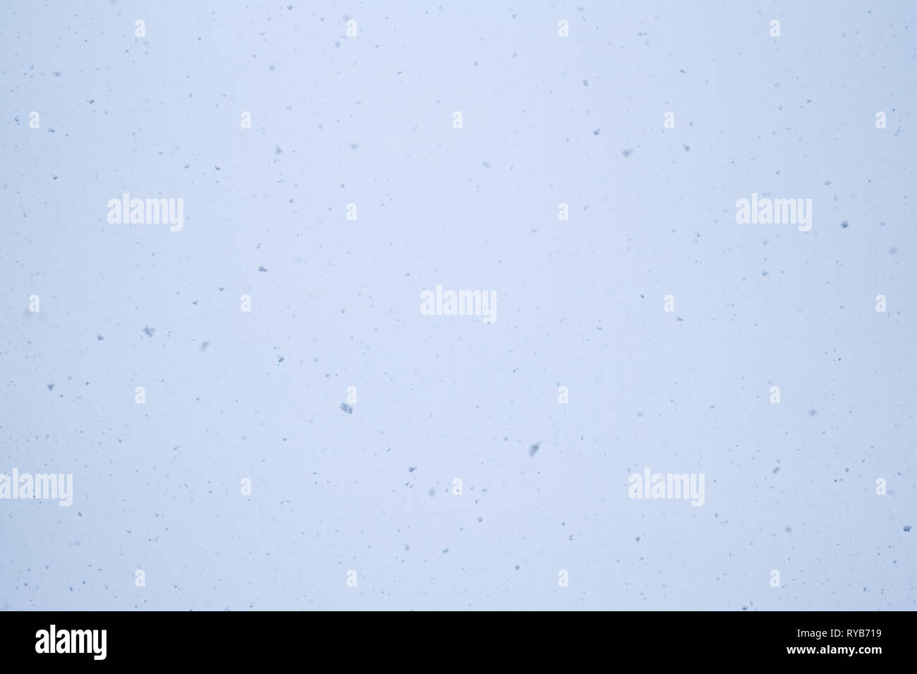 Winter sky with falling snow Stock Photo - Alamy