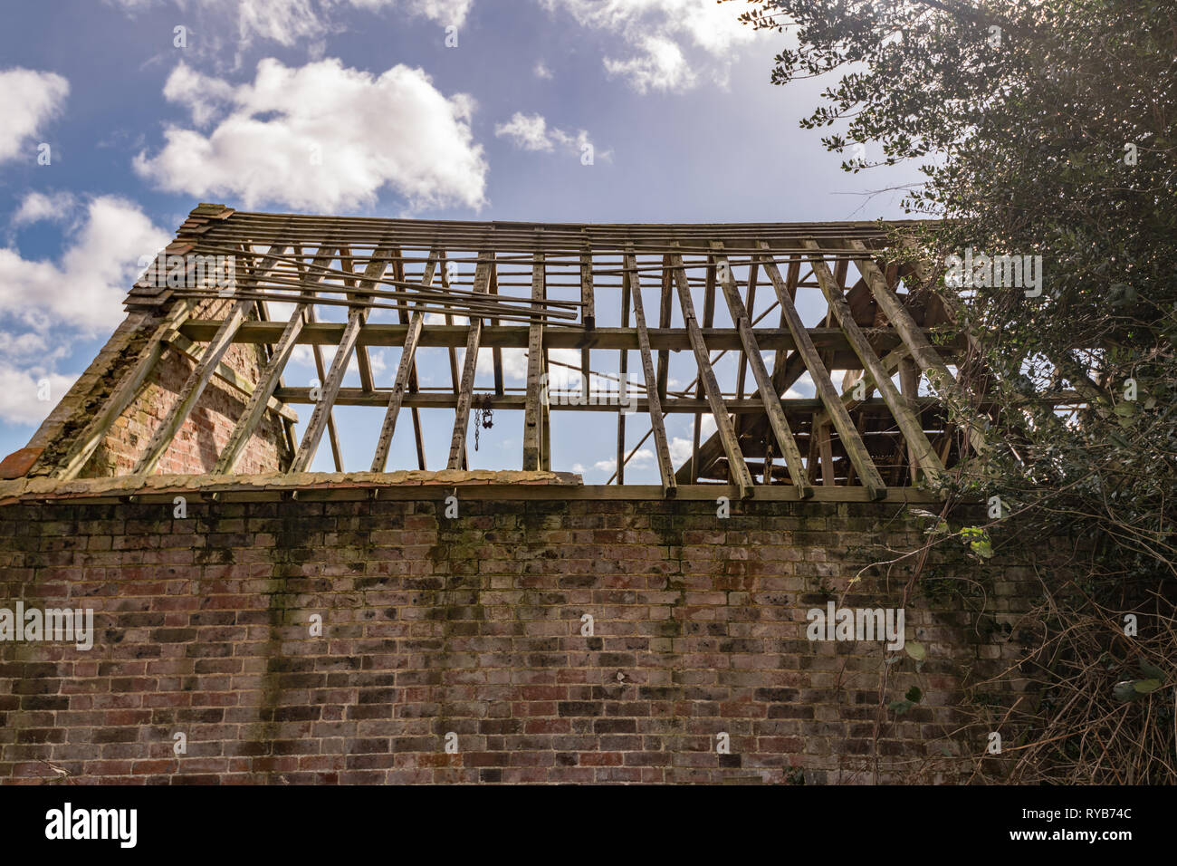Roofless outhouse hi-res stock photography and images - Alamy