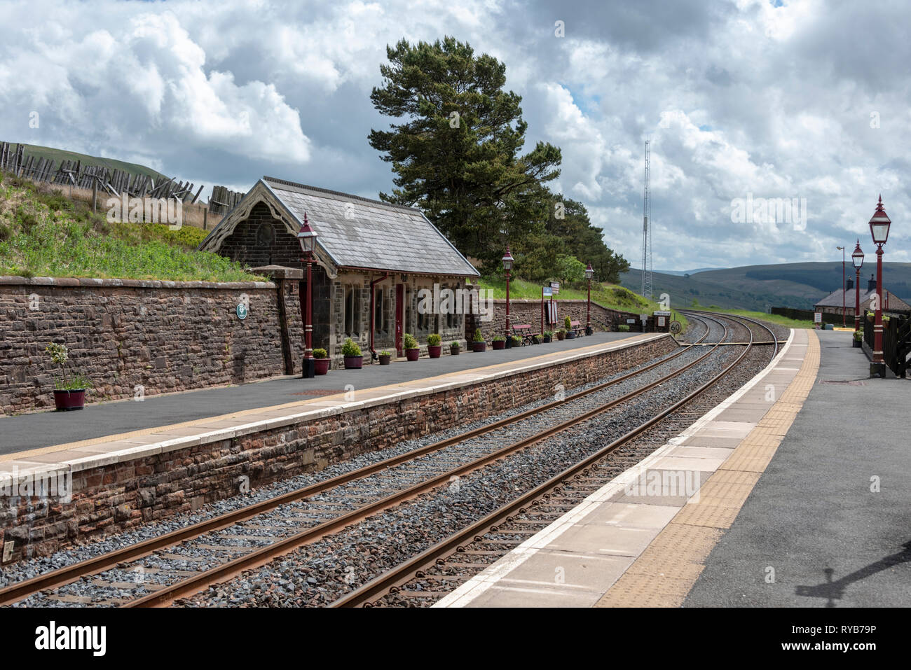 Dent railway station, the highest operational mainline station in ...