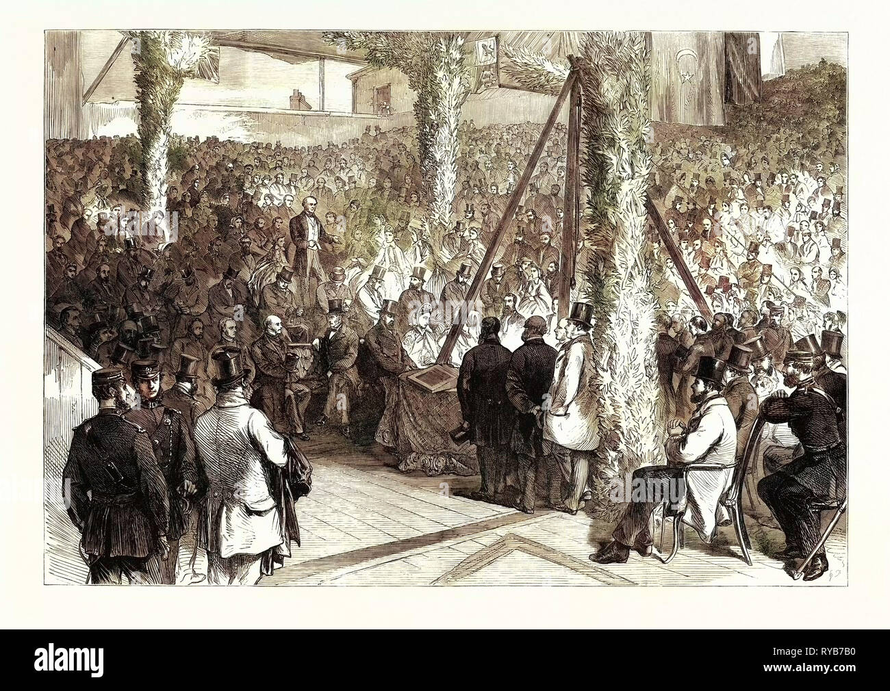 Laying the Foundation Stone of the Wedgwood Memorial Institute at ...