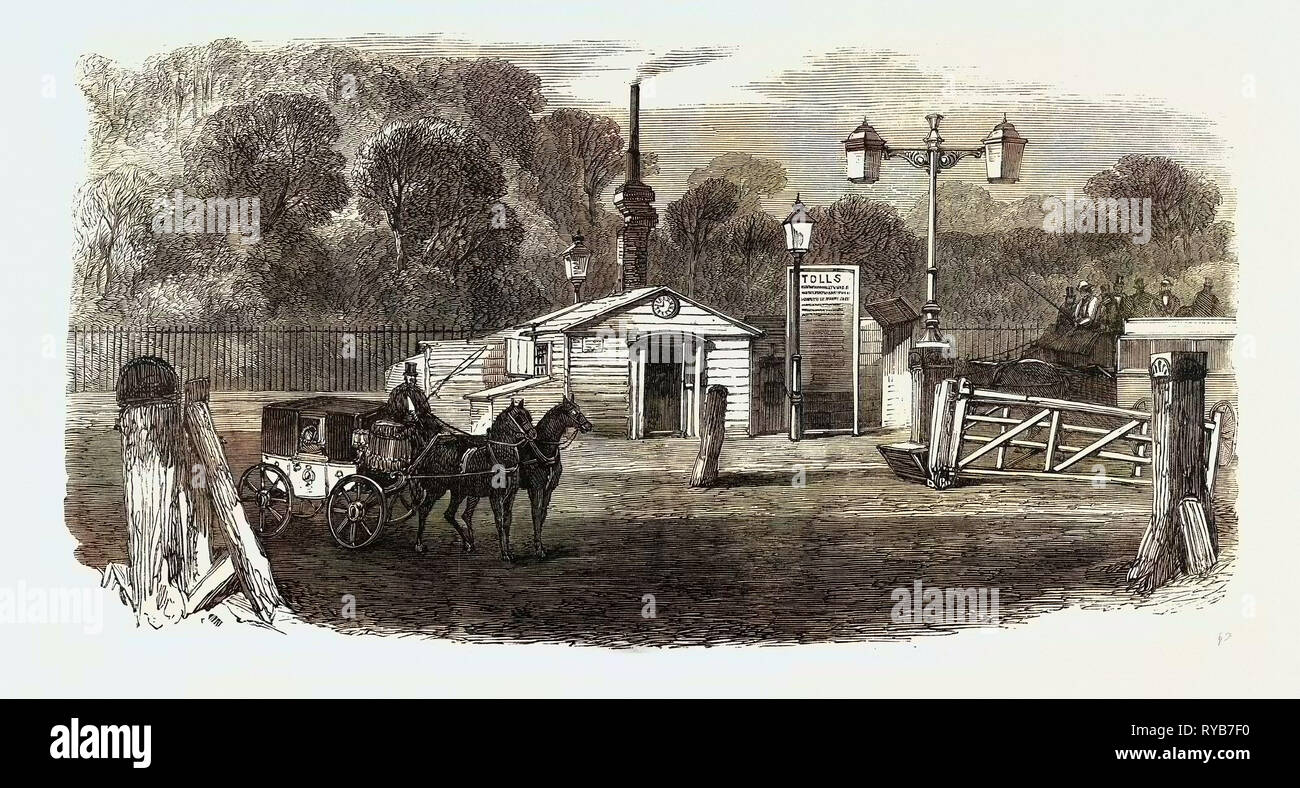 Turnpike Gates in and Near London Just Demolished: Kensington Gate, UK ...