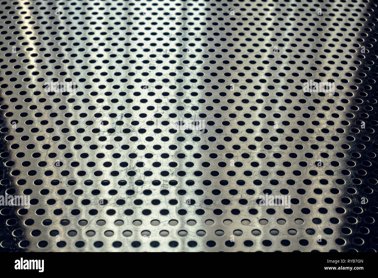 metal sheet with perforated hole Stock Photo - Alamy