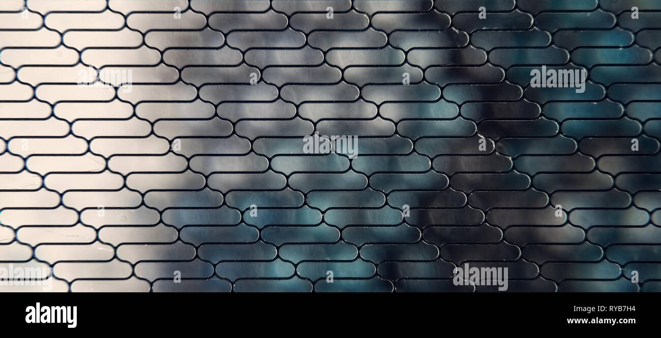 metallic grille pattern sheet Stock Photo - Alamy