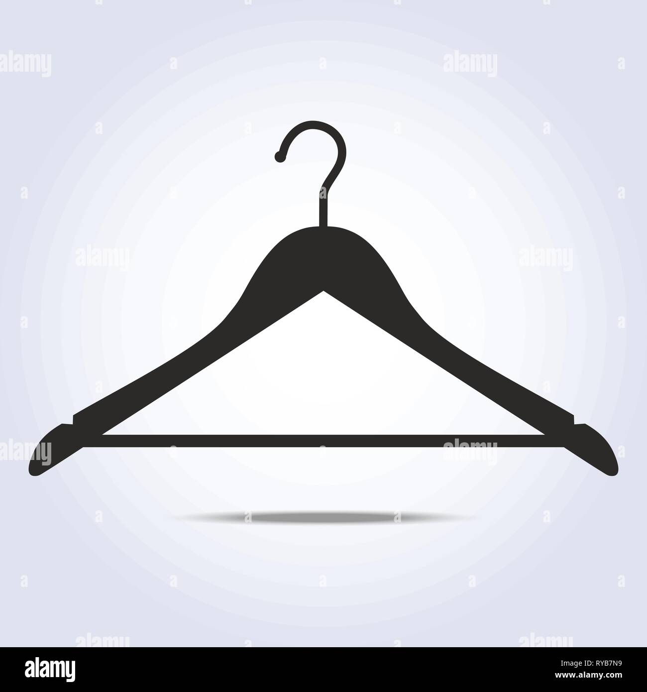 Coat hanger vector vectors hi-res stock photography and images - Alamy