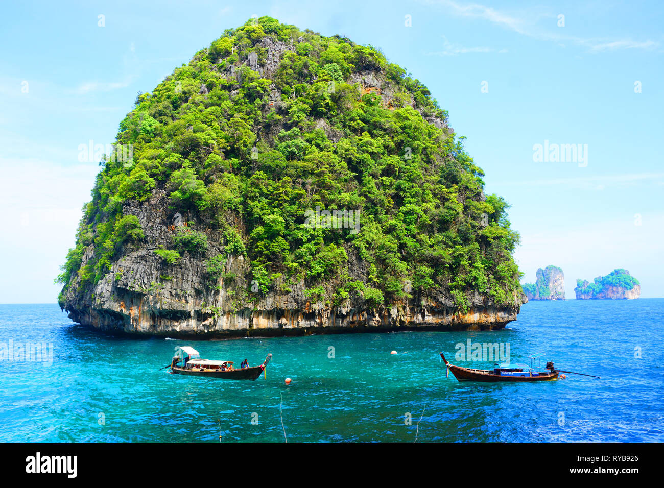Loh Sama Bay in Phi Phi Island, phuket, Thailand, and this this picture ...