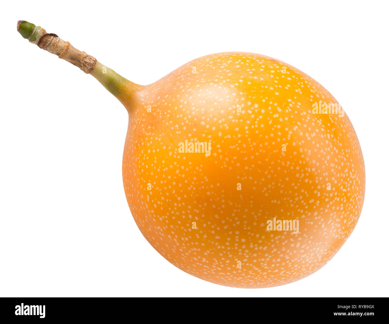 sweet granadilla or grenadia isolated on the white background Stock ...
