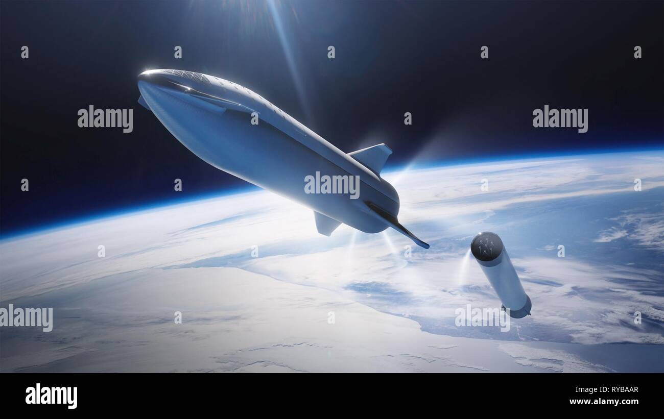 Space rocket separation hi-res stock photography and images - Alamy