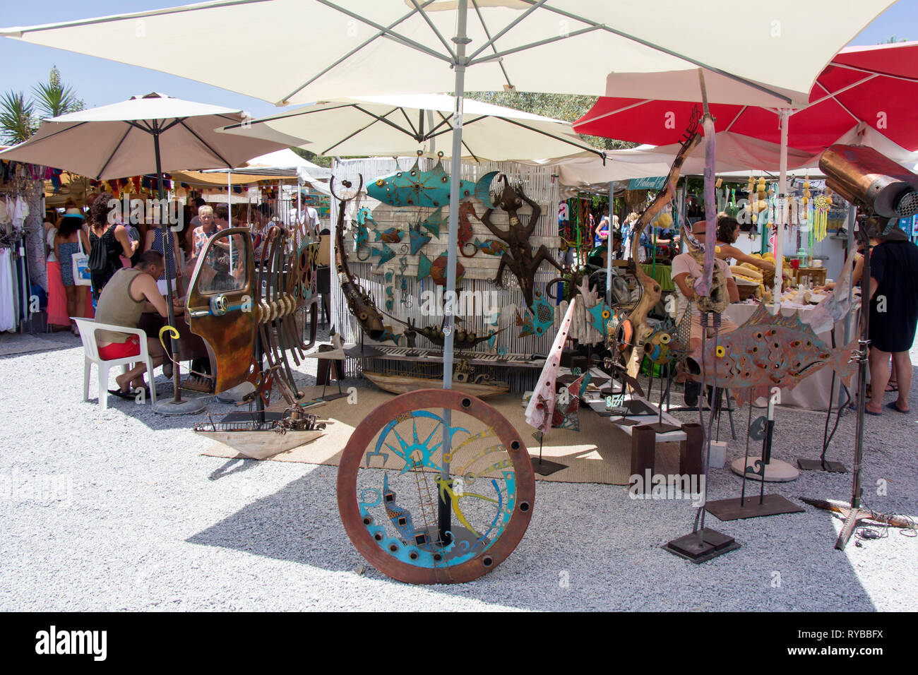 Hippy market ibiza hi-res stock photography and images - Alamy