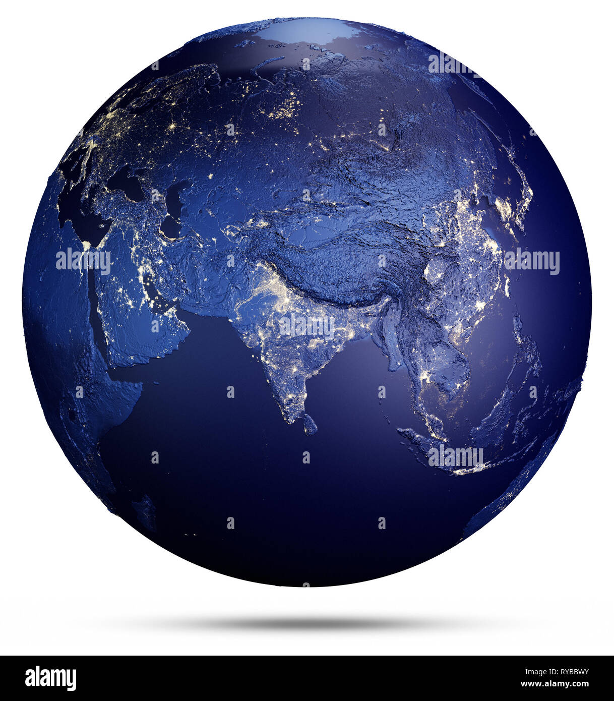 Planet Earth. 3d rendering Stock Photo - Alamy