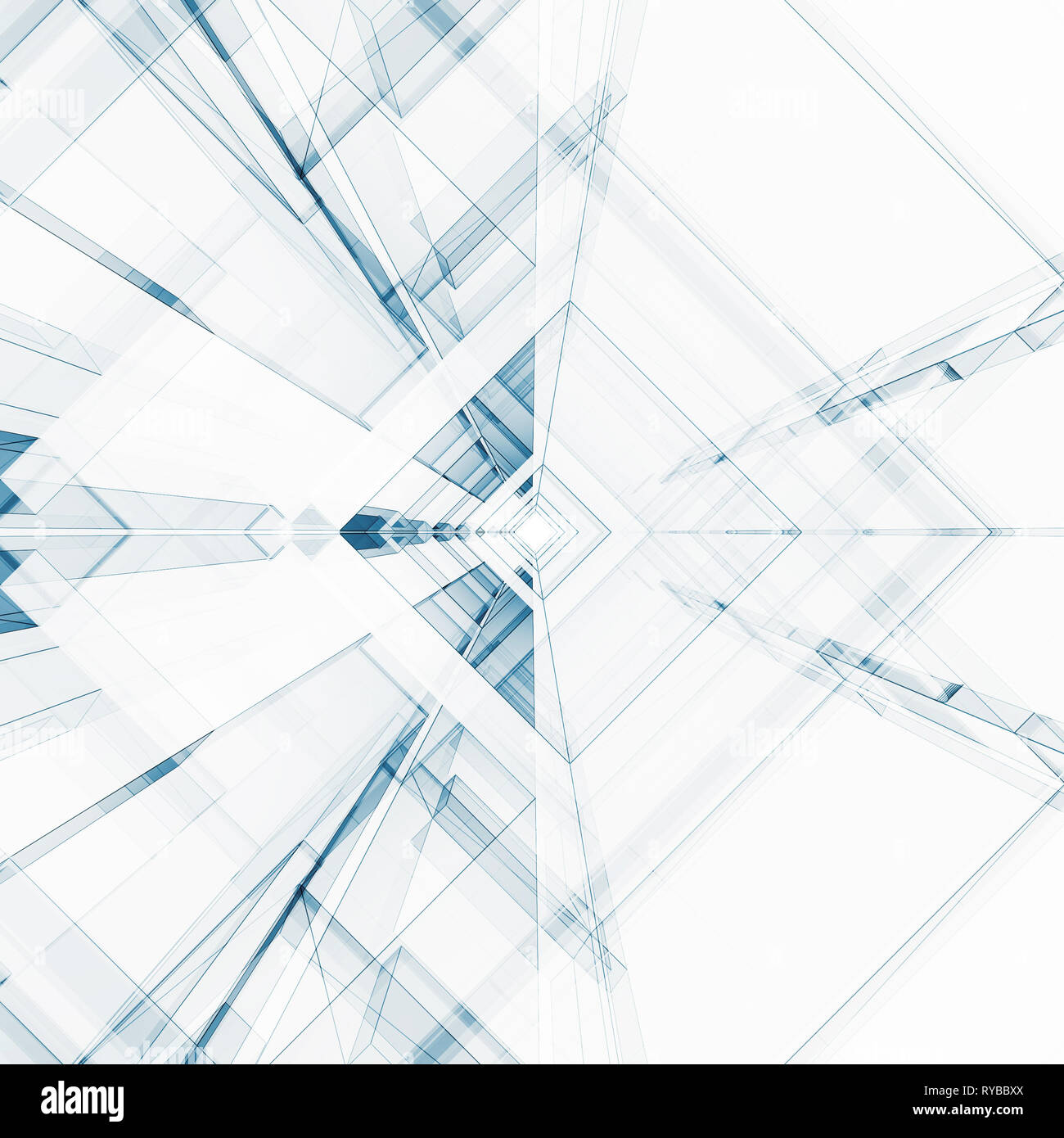 Abstract architecture background. 3d rendering Stock Photo - Alamy