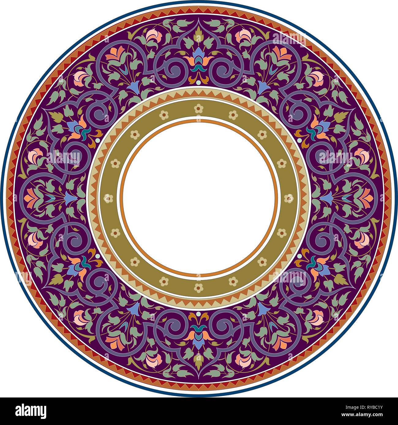 Arabic arabesque decorative texture Islamic ornamental colorful design ...
