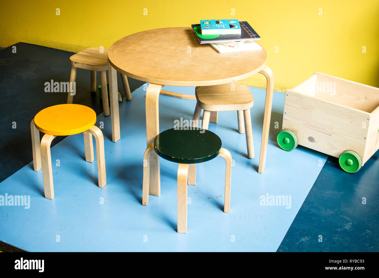 A children's play center area in an office, Los Angeles, CA USA Stock ...