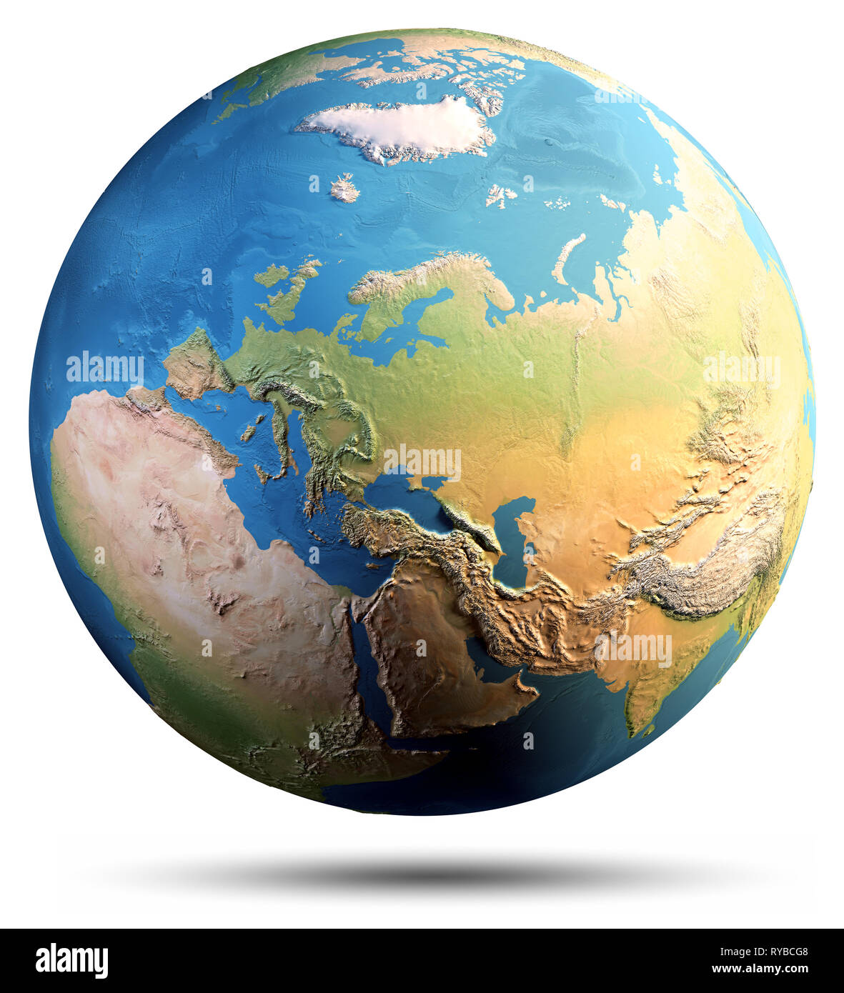 Planet Earth world Stock Photo - Alamy