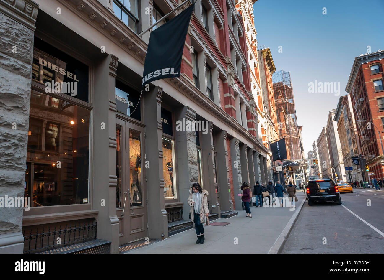 The Diesel USA store in the New York neighborhood of Soho is seen on ...