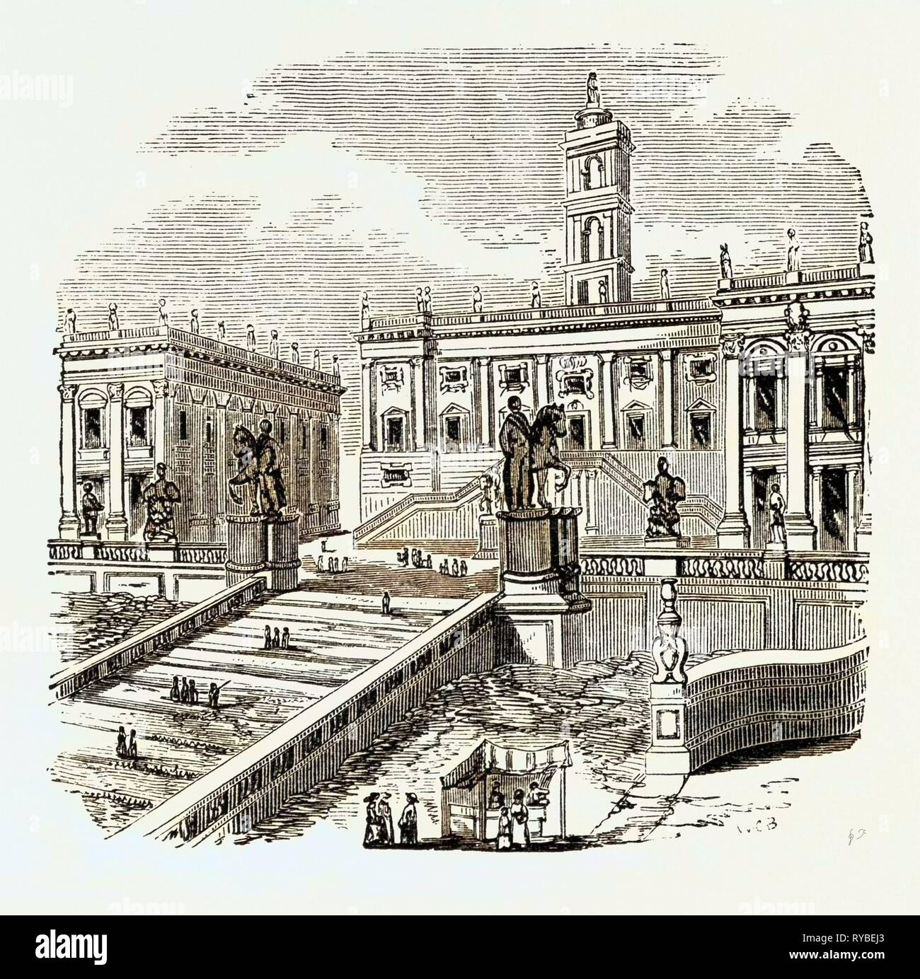 The Capitol. Rome Italy Stock Photo - Alamy