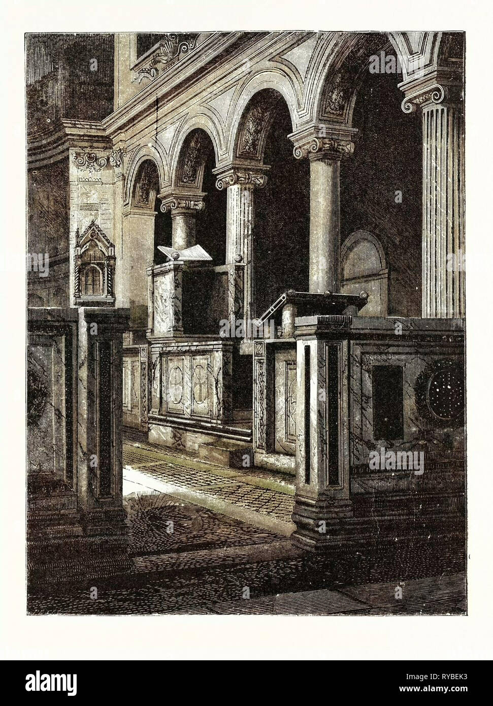 Church of St. Clemente. Rome Italy Stock Photo - Alamy