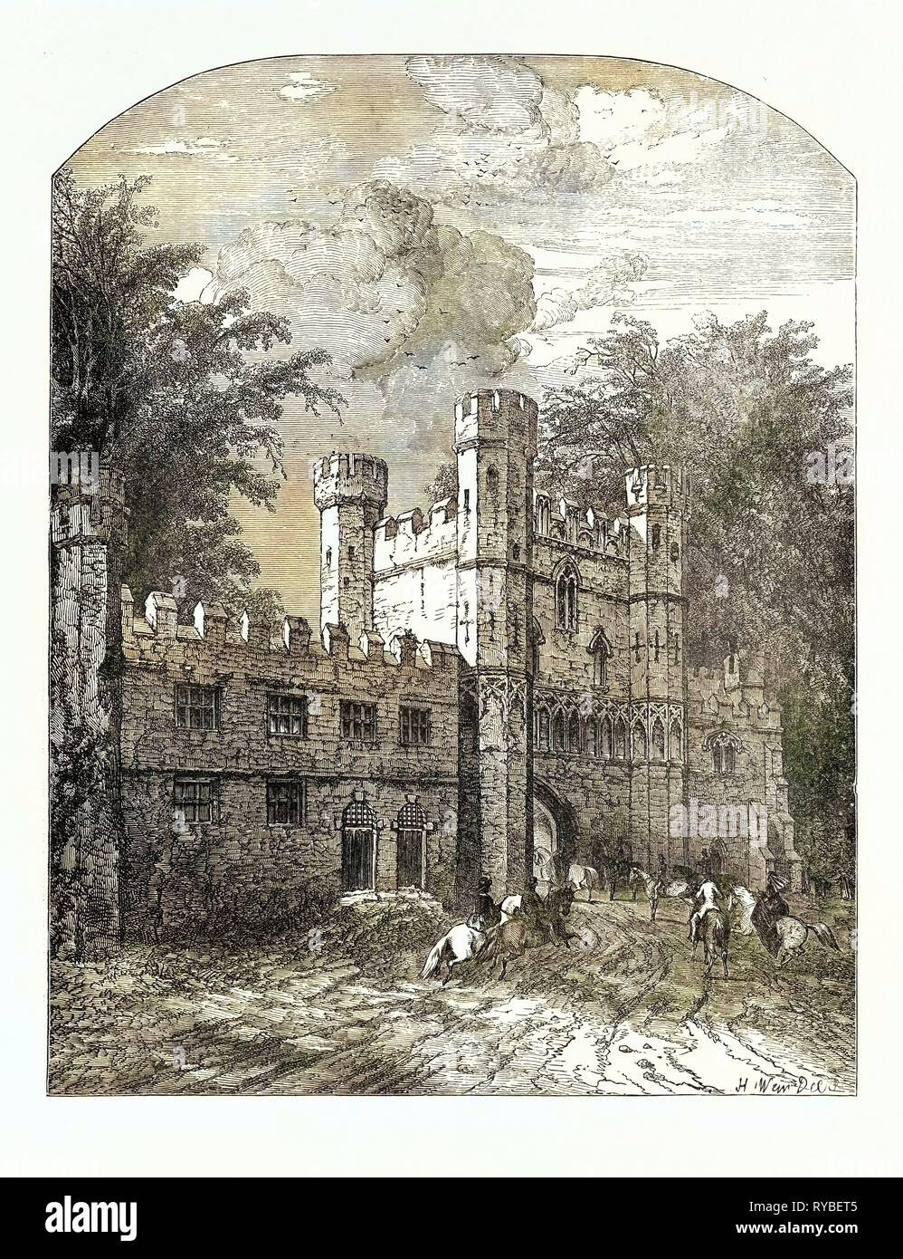 Gateway of Battle Abbey Stock Photo - Alamy