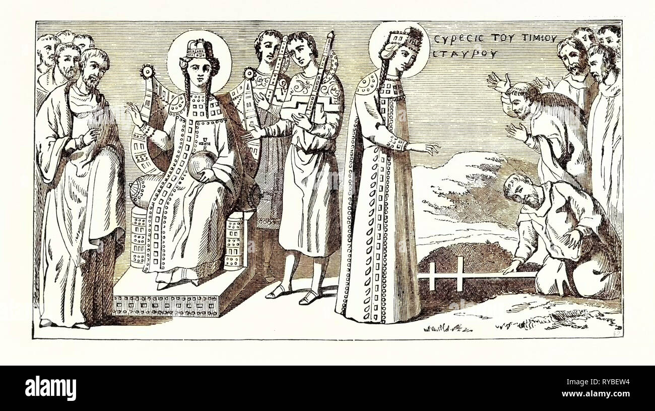 St. Helena Discovering the True Cross Stock Photo - Alamy