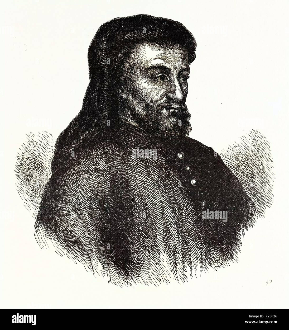Engraving geoffrey chaucer hi-res stock photography and images - Alamy
