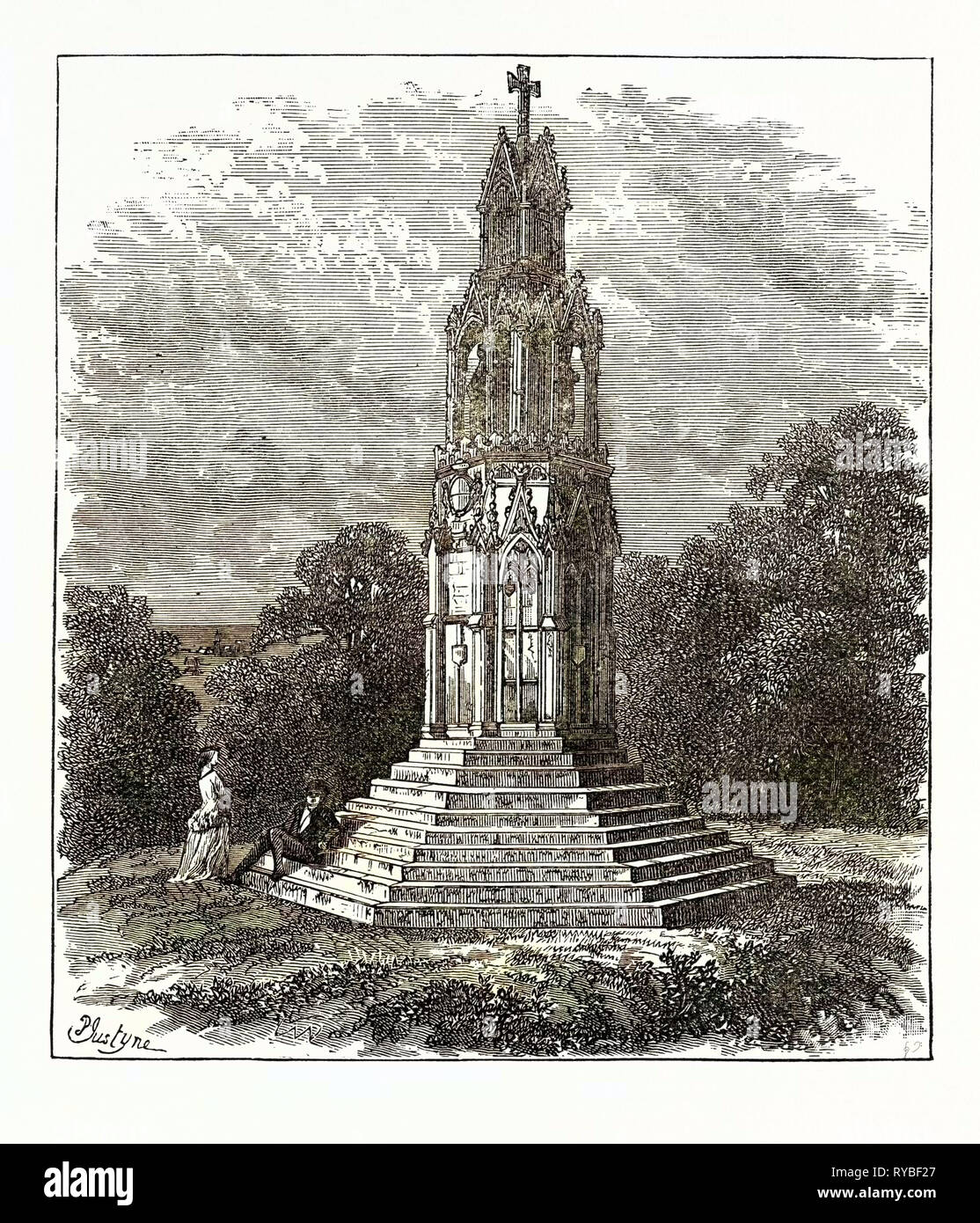 Queen Eleanor's Cross Northampton Stock Photo - Alamy
