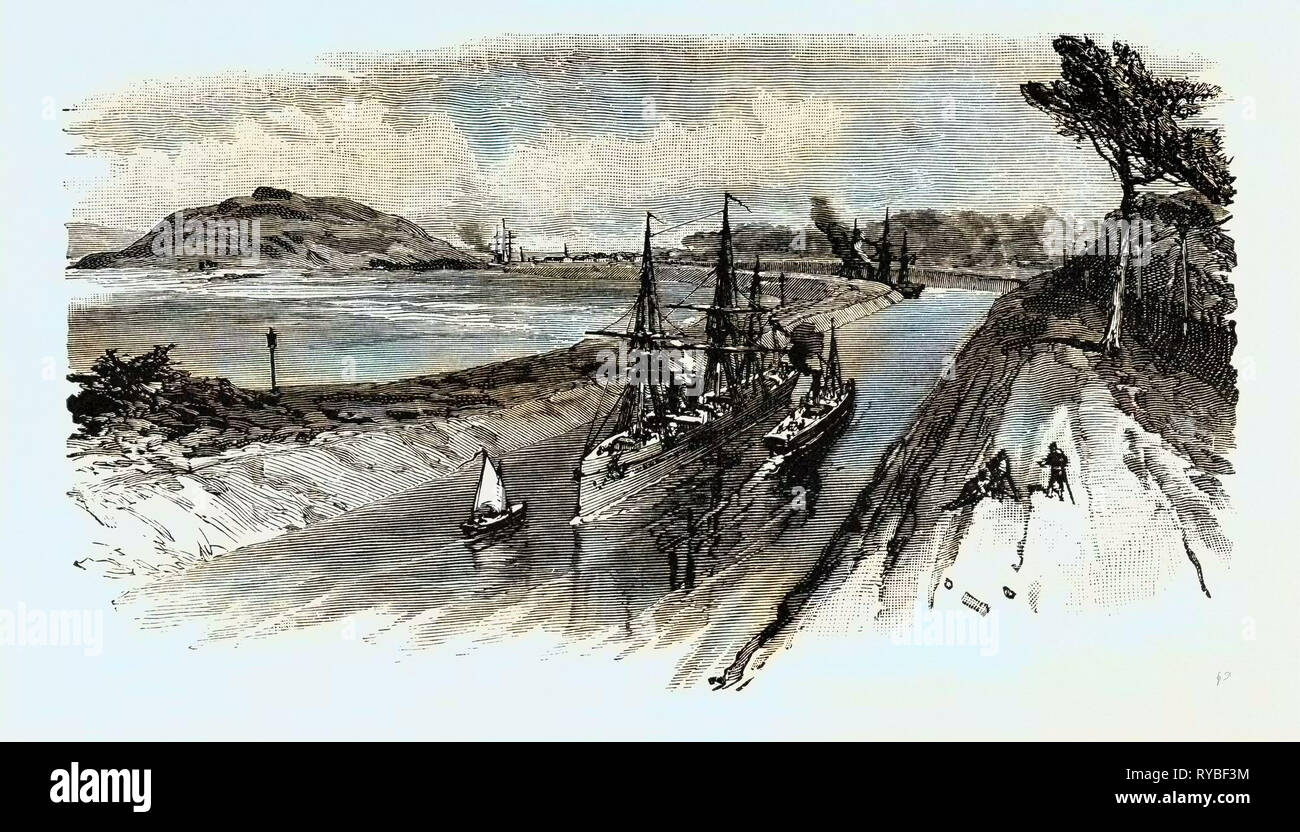 Manchester Ship Canal Stock Photo - Alamy