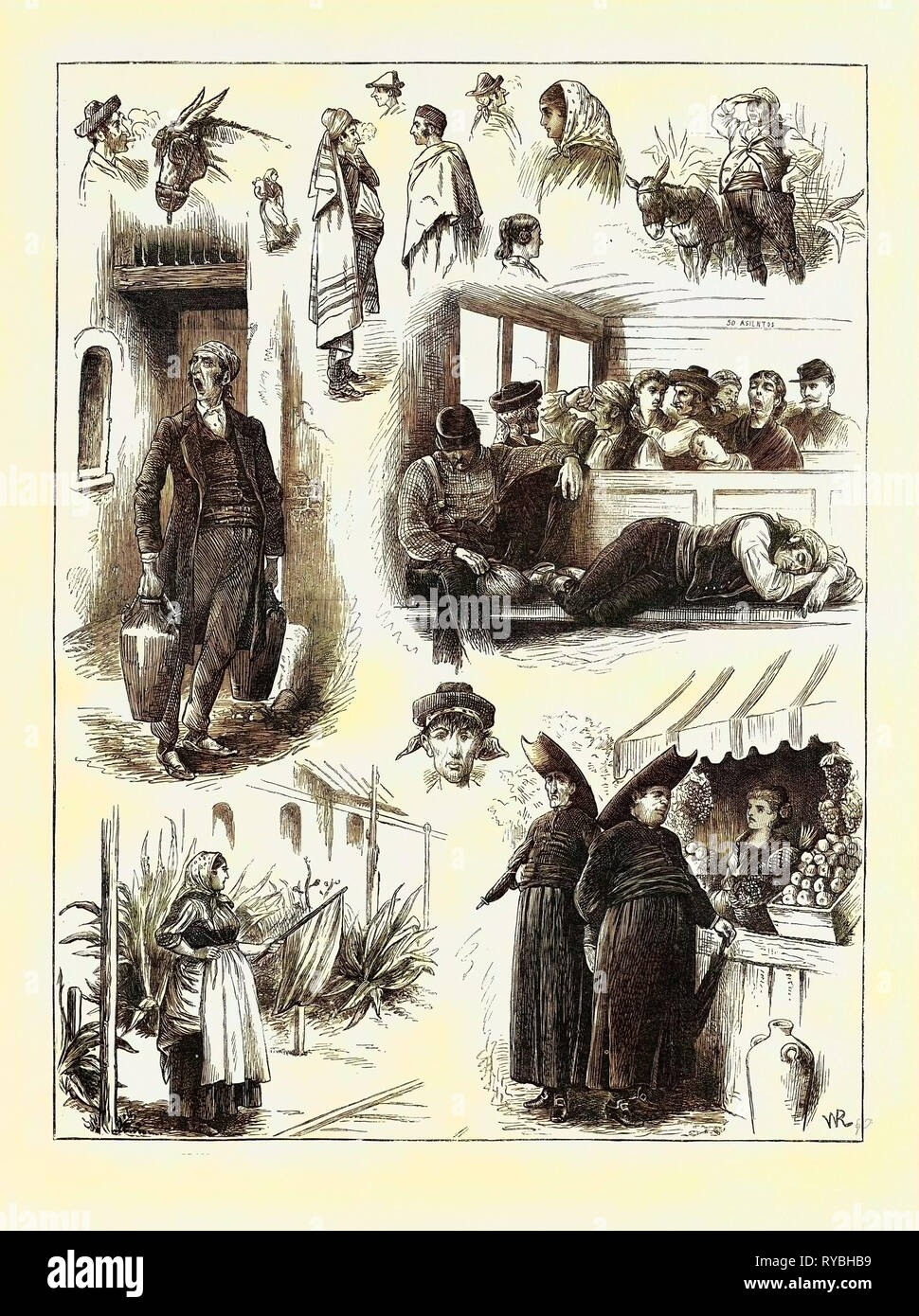 Spanish Affairs: Character Sketches on the Railway from Madrid to ...