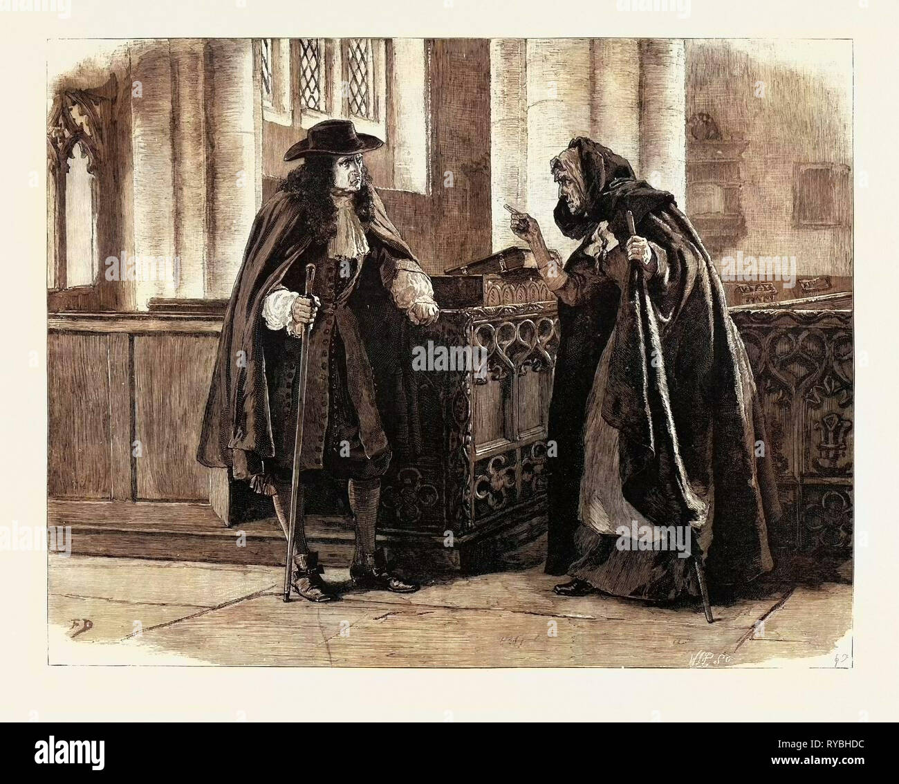 Urith: A Tale of Dartmoor, by S. Baring Gould, 1890 Engraving Stock ...