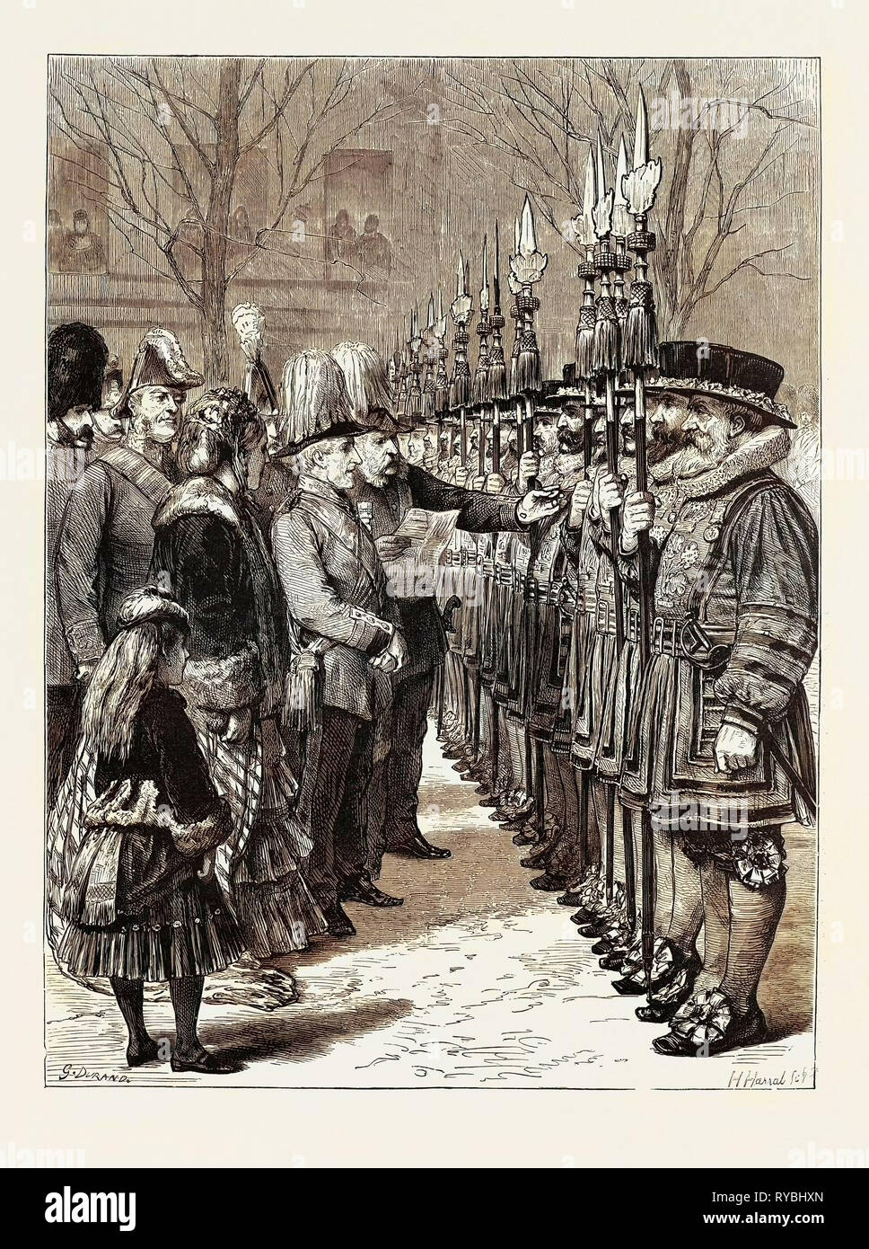 Tower of london constable installation hi-res stock photography and ...