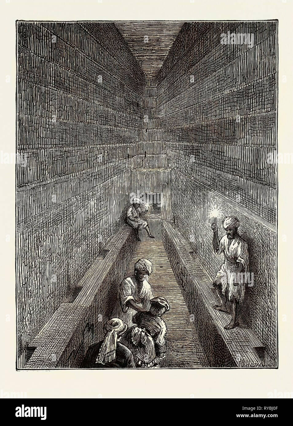 Discoveries in the Great Egyptian Pyramid: The Grand Gallery Stock ...