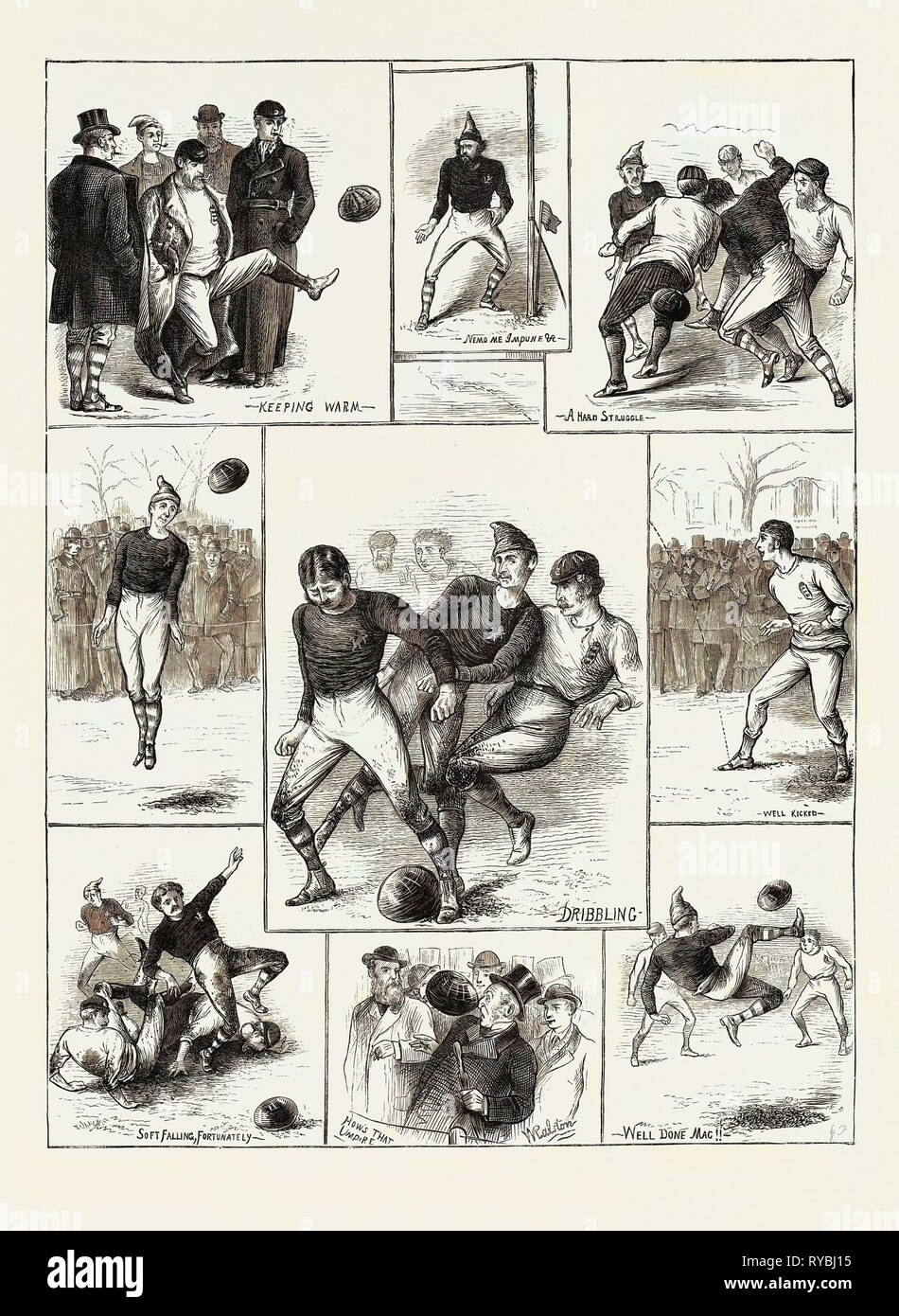 Victorian football hi-res stock photography and images - Alamy