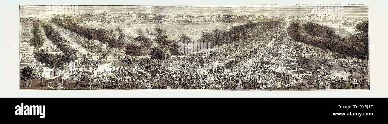 The Grand Durbar at Bombay: View of the Esplanade from the Top of ...