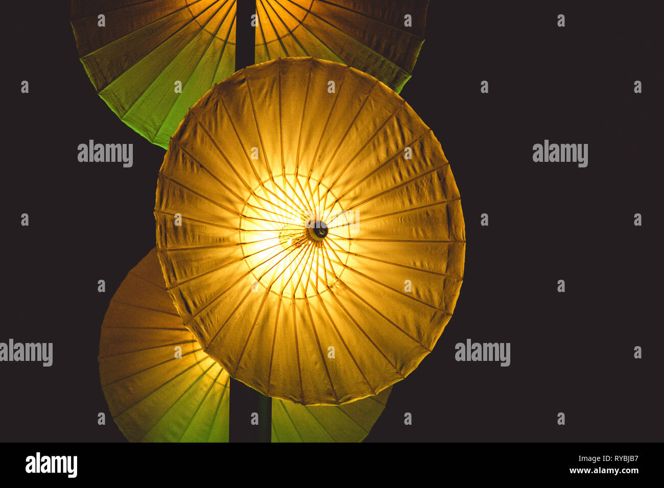 Blue light installation hi-res stock photography and images - Alamy