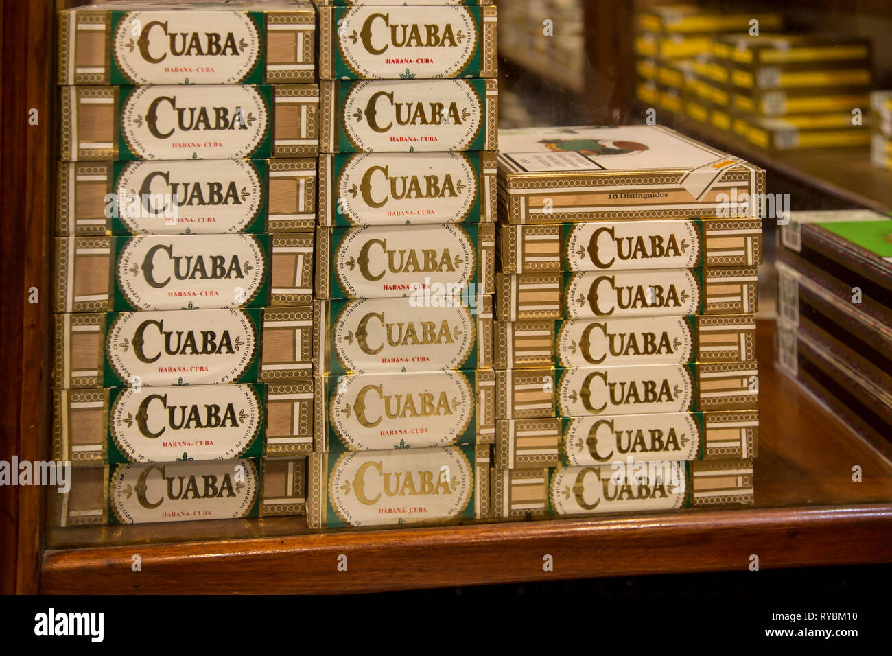 Cuban Cigars in the Factory Store Stock Photo - Alamy
