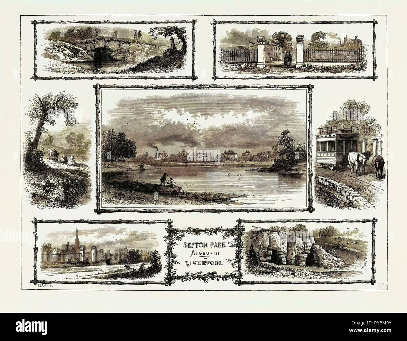 Sefton Park, Aigburth, Liverpool Stock Photo - Alamy