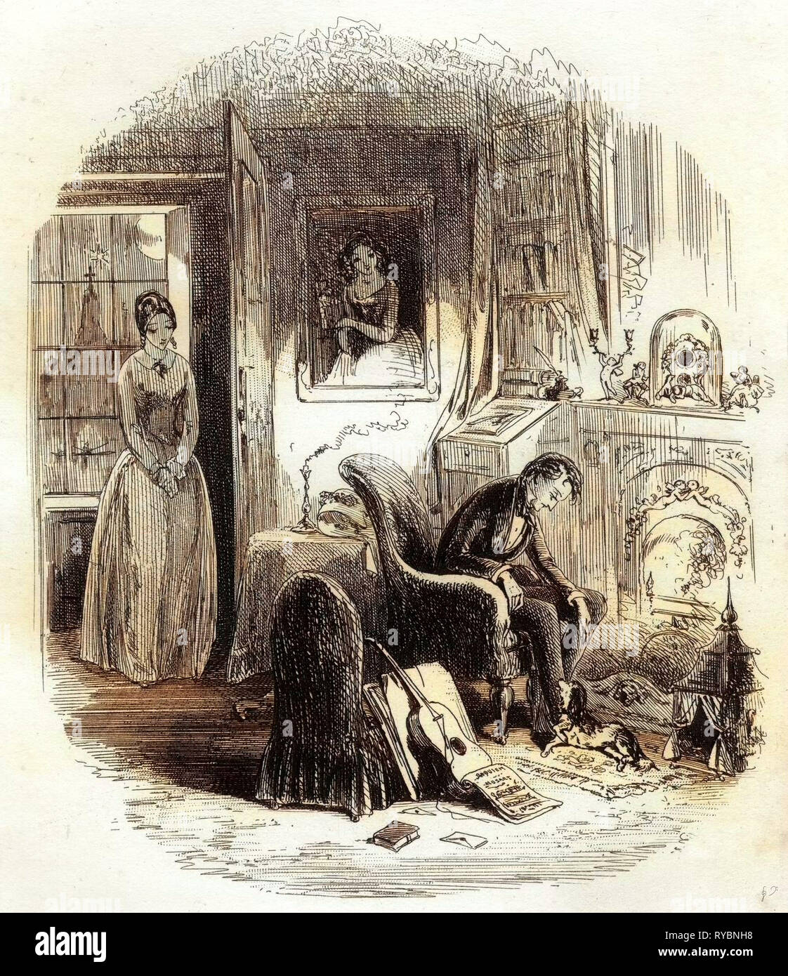 David Copperfield “My Child – Wife’S Old Companion Stock Photo - Alamy