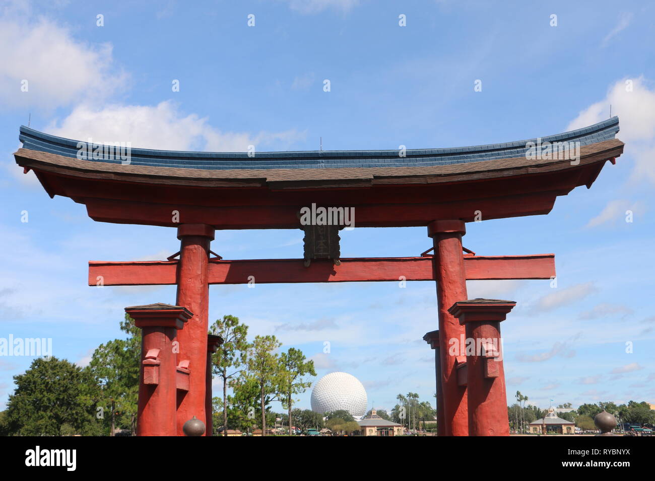 EPCOT - Japanese Pavillion Stock Photo - Alamy