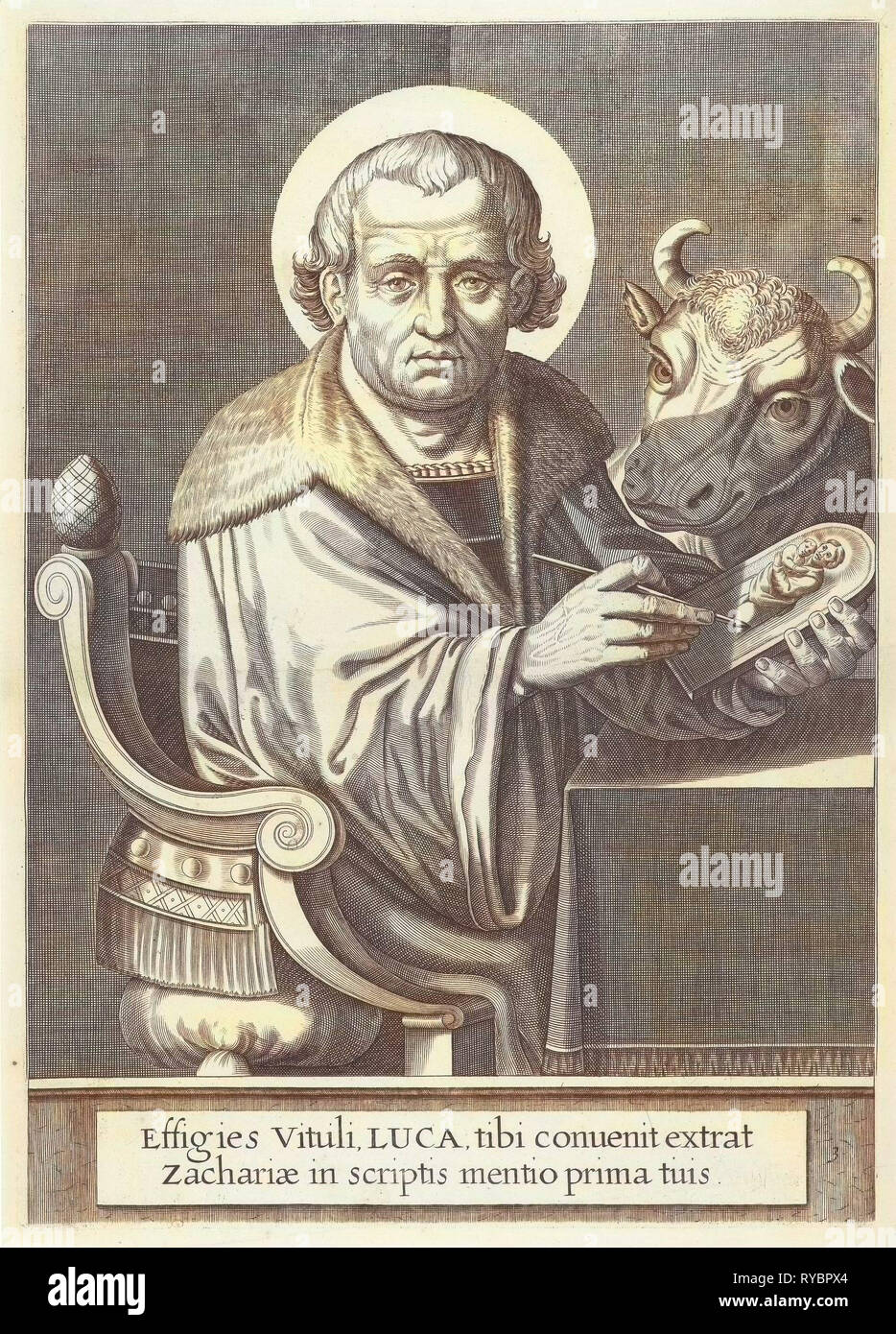 Luke the evangelist painting hi-res stock photography and images - Alamy